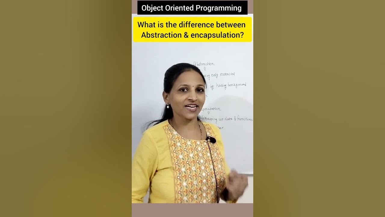 Abstraction Vs Encapsulation #shorts - YouTube
