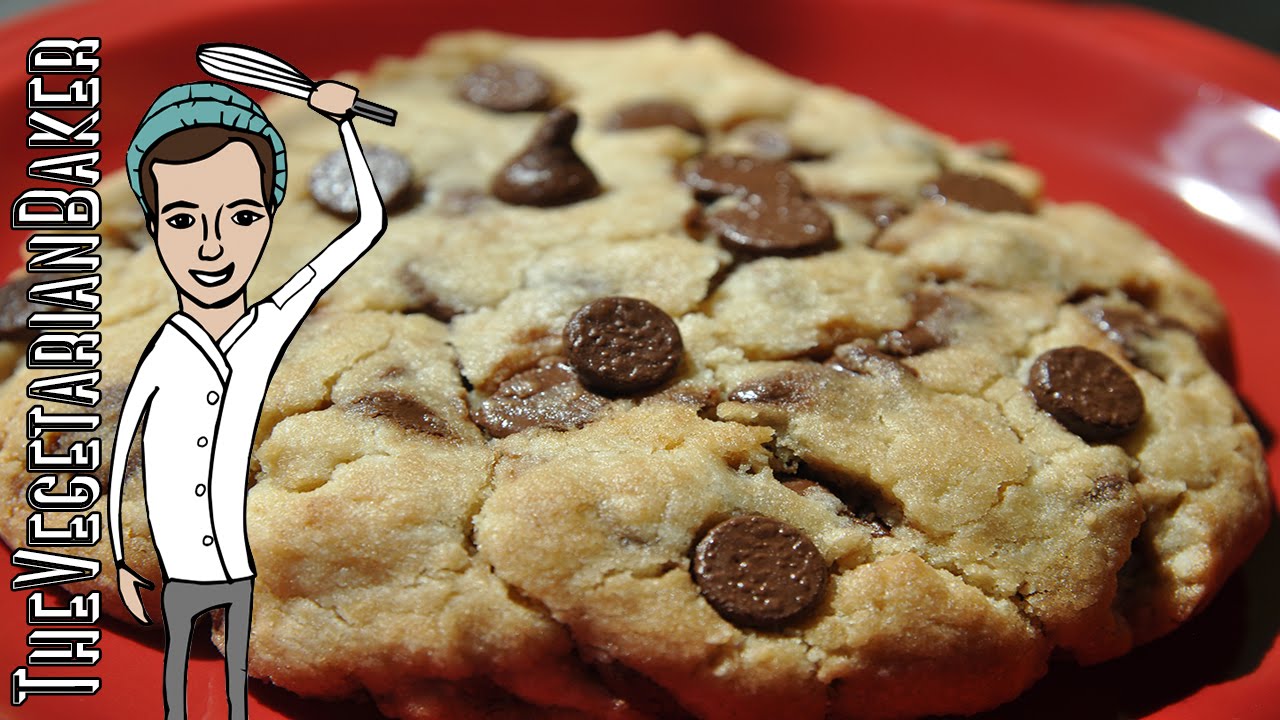 How to Make a Chocolate Chip Cookie for One (TheVegetarianBaker) - YouTube