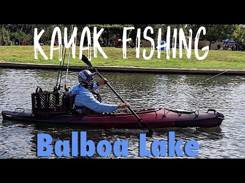 Kayak Fishing Lake Balboa - YouTube