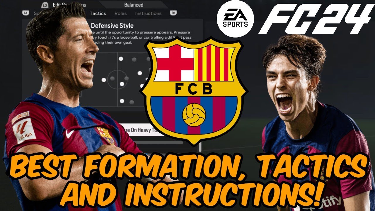 *UPDATE 2.0* EA FC 24 - BEST FC BARCELONA Formation, Tactics and ...