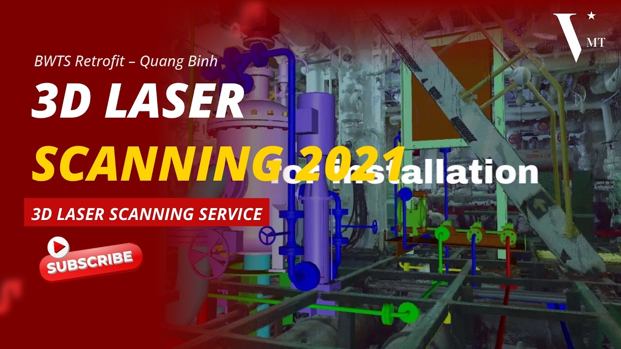 3d laser scanning for BWTS Installation 2021 - YouTube