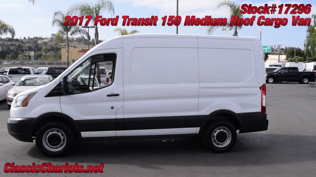 Used 2017 Ford Transit 150 Medium Roof Cargo Van for Sale in San Diego ...