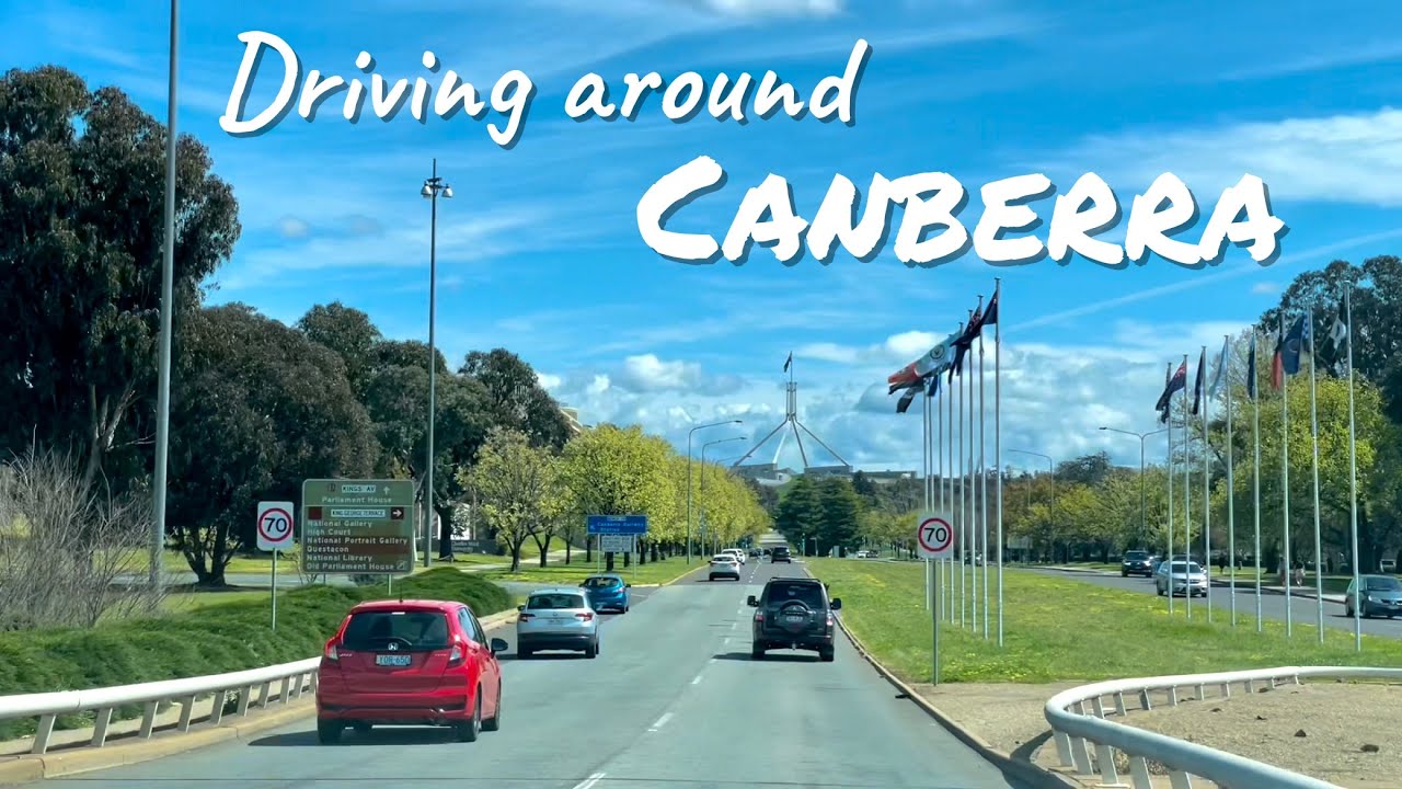 Spring Drive Around Canberra City, Australian Capital Territory - YouTube
