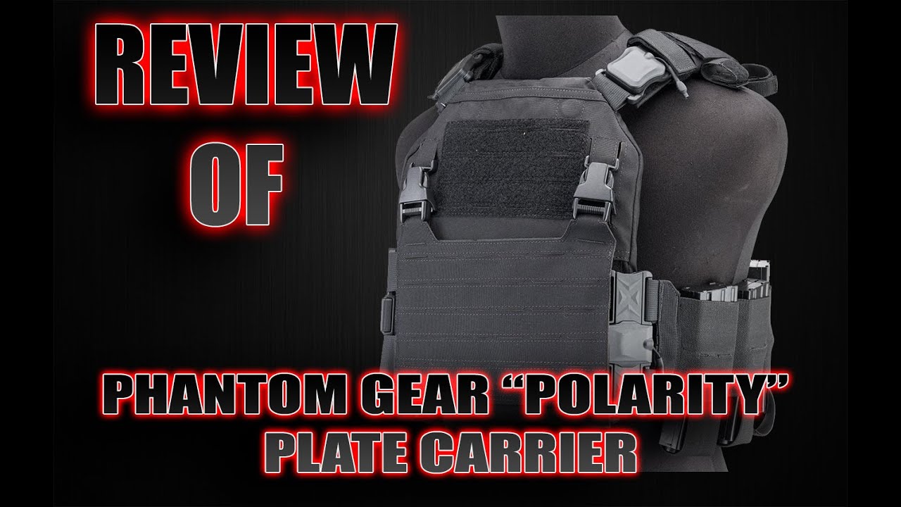 Review Of Phantom Gear "Polarity" Plate Carrier w/ Magnetic QD Buckle System - YouTube