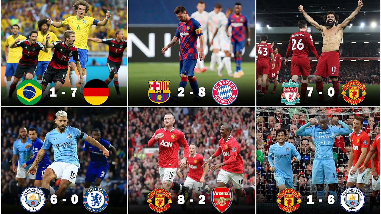 List of the Most Humiliating Defeats in Football History‼️2️⃣8️⃣😱 - YouTube