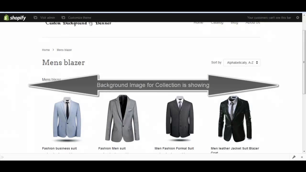 Admin Tutorial of Background & Banner for Product & Collection ...