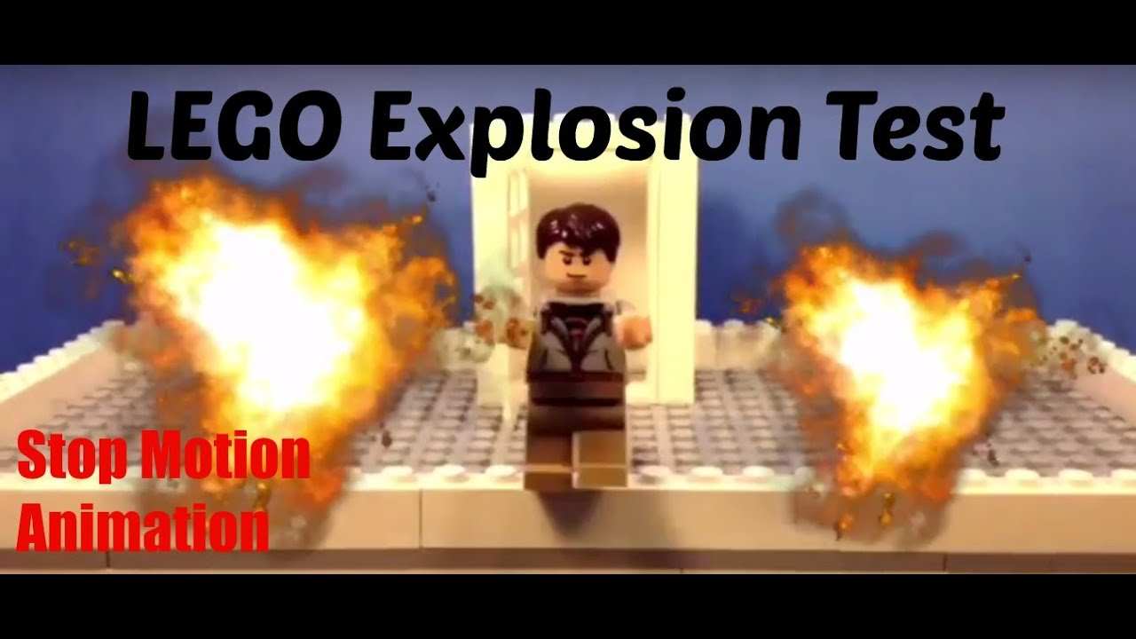 LEGO Rooftop Explosion Test | Stop Motion Animation - YouTube