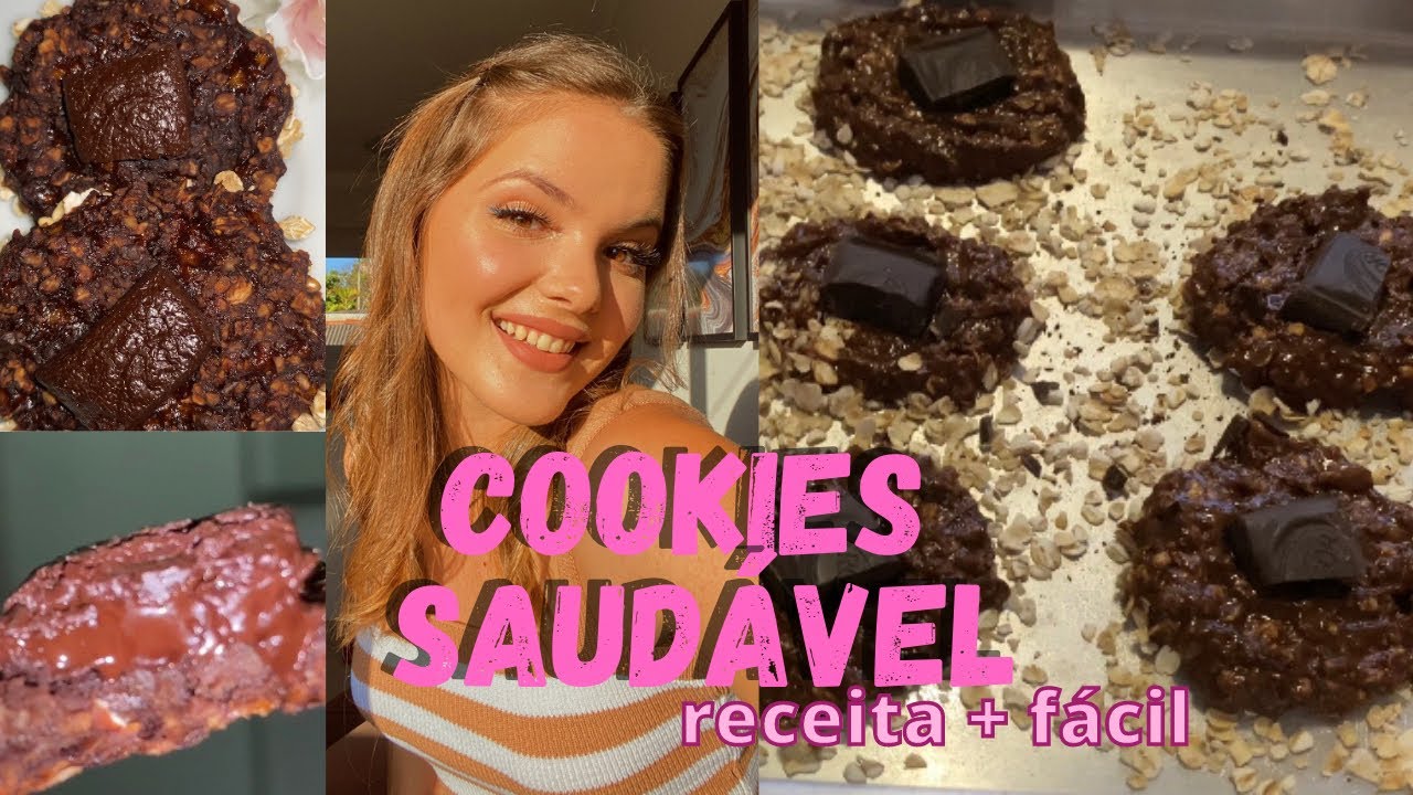 RECEITA DE COOKIES SAUDÁVEL: o mais fácil de fazer e super rápido # ...