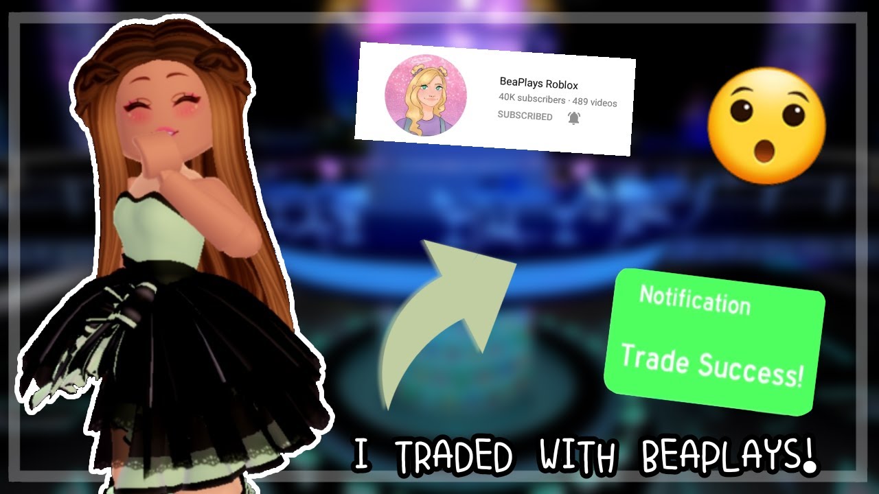 i traded with beaplays!💖 *omg* // royale high - YouTube