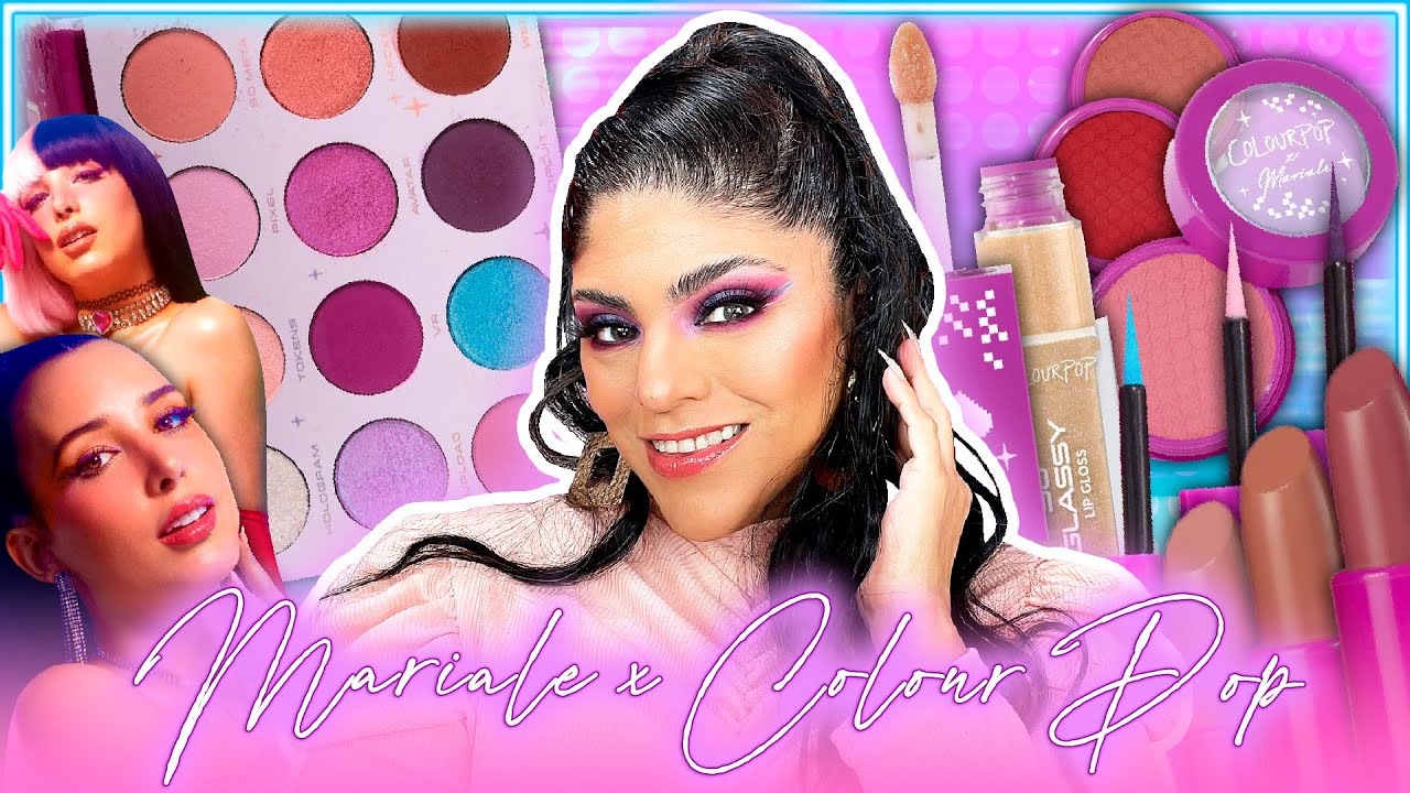 MARIALE x COLOURPOP UNA COLECCIÓN MUY BONITA / RESEÑA Y TUTORIAL - YouTube