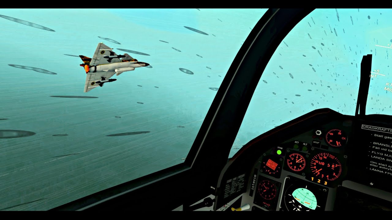 SAAB Viggen Trailer | Flightgear (free) Flight Simulator | High ...