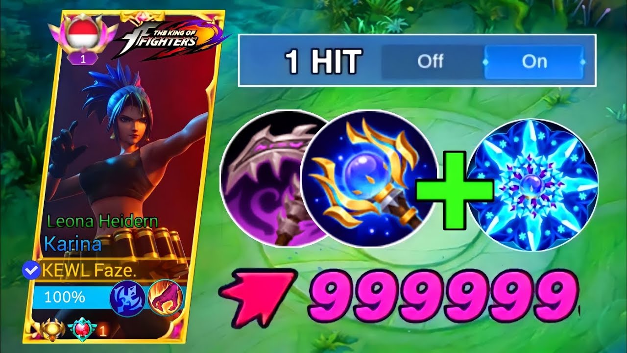 KARINA NEW BRUTAL 1 HIT BUILD | KARINA BEST BUILD 2023 - YouTube