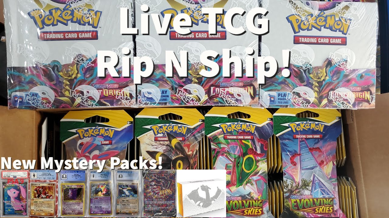 Charizard UPCs! New Mystery Packs! | Live TCG Rip N Ship! - YouTube