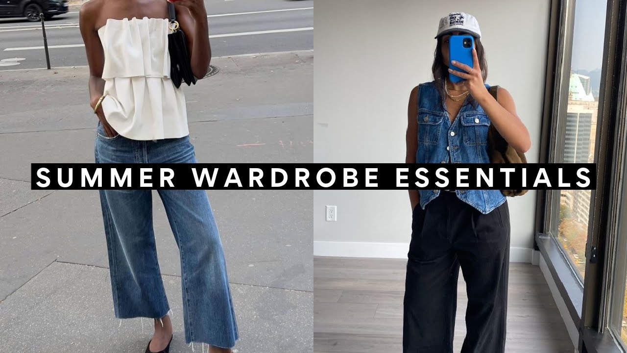 Capsule Wardrobe Essentials 2024 | MUST HAVES for the perfect summer ...