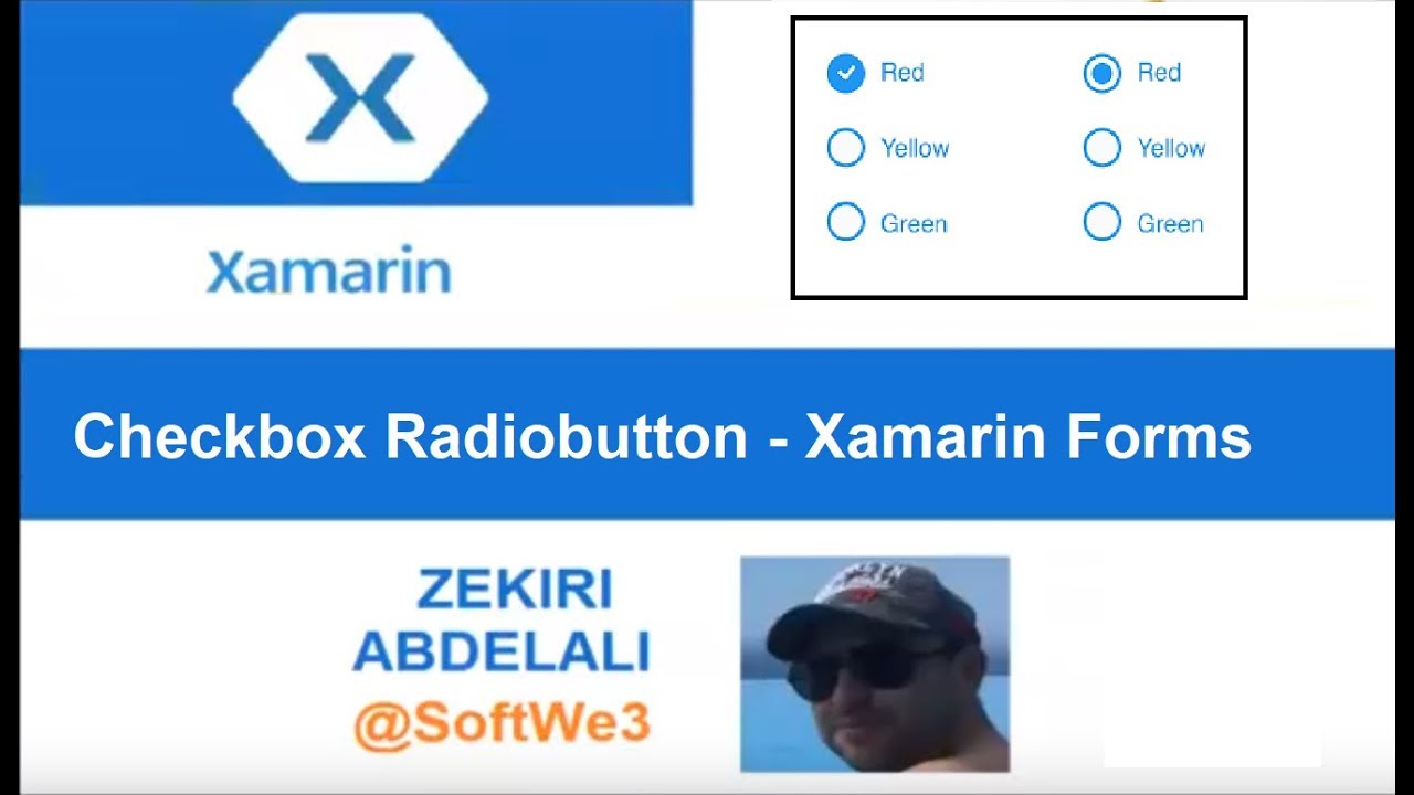 Checkbox Radiobutton In Xamarin Forms Youtube