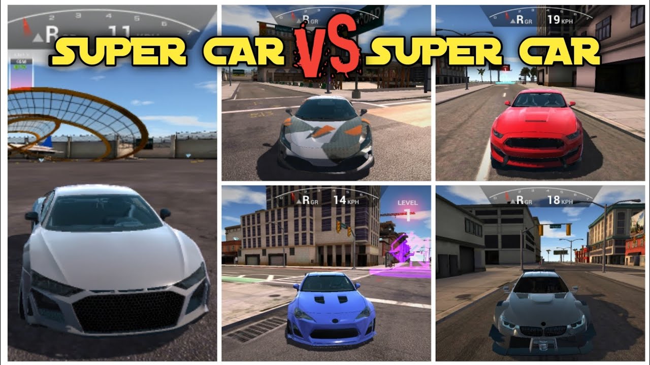 Super Car vs Supercar. Ultimate Car Driving Simulator - YouTube