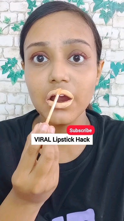 Shorts Viral Lipstick Hack🤯 Viral Shortsfeed Lipstickhacks Hacks