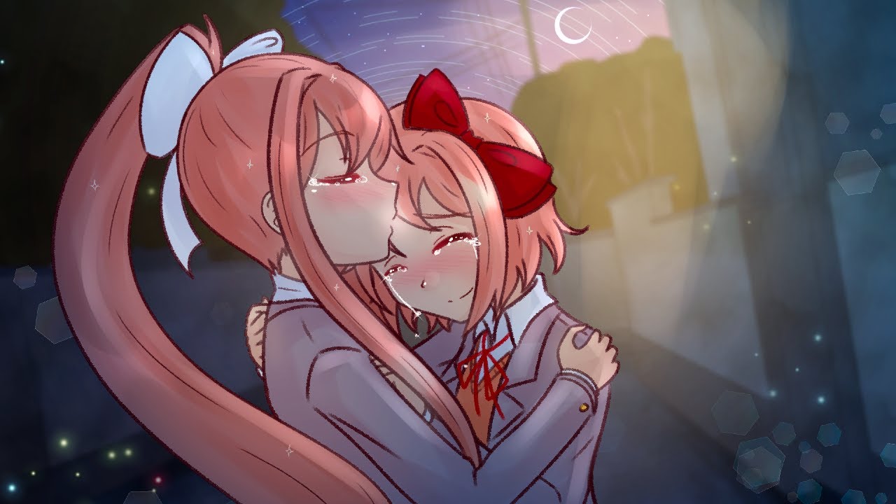 Monika And Sayori Romance Ddlc Mod Hear Me Now Full Youtube