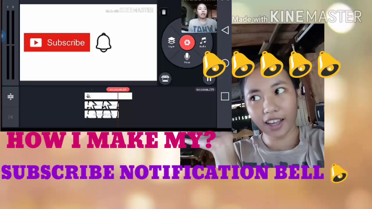 How i make my own SUBSCRIBE NOTIFICATION BELL 🔔 - YouTube