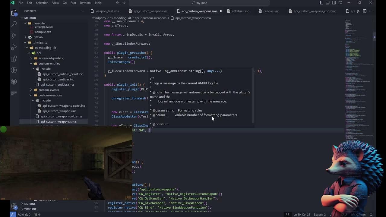 Rewriting Custom Weapons API #2 (Live Coding) - YouTube