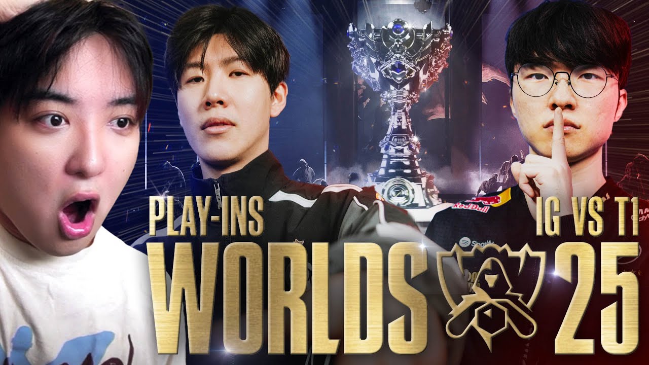 CRAZY START TO WORLDS • T1 VS IG WORLDS 2025 Play-ins - YouTube
