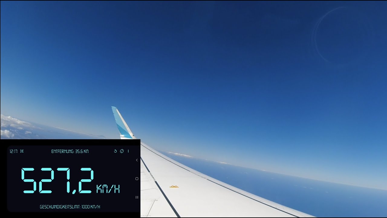Takeoff from Gran Canaria (LPA) with Speed Recording. Airbus A320 - YouTube