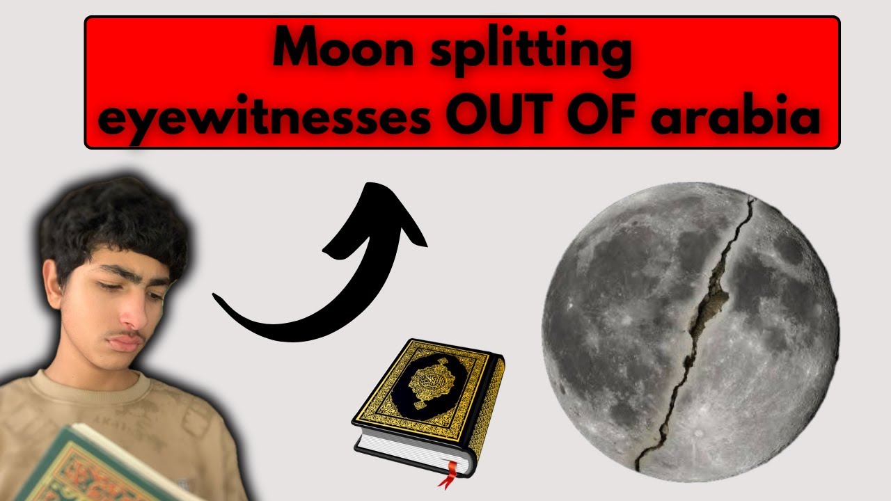CLEAR EVIDENCE - The Moon splitting Miracle out of Arabia - YouTube