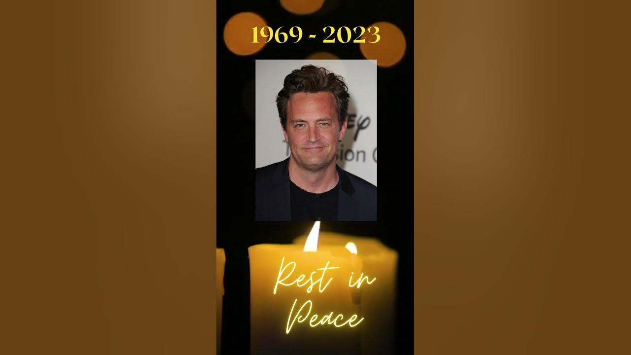 Rest in peace Matthew Perry - YouTube