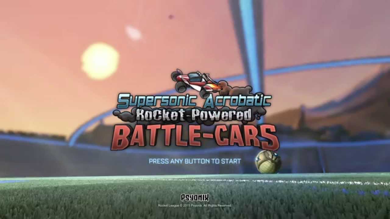 Rocket League Easter Egg - SARPBC Title Screen [PS4] - YouTube