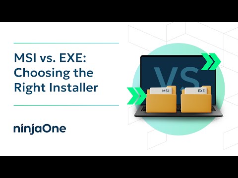 MSI vs. EXE: Choosing the Right Installer