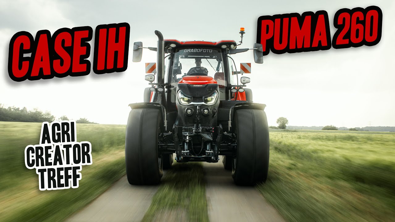 Case IH Action: der neue Puma 260 beim Agri Creator Treff 2023 | 4k ...