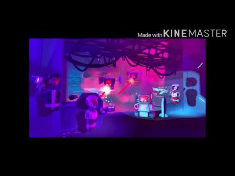 Rec room the rise of jumbotron laser/robot/8-bit remix - YouTube