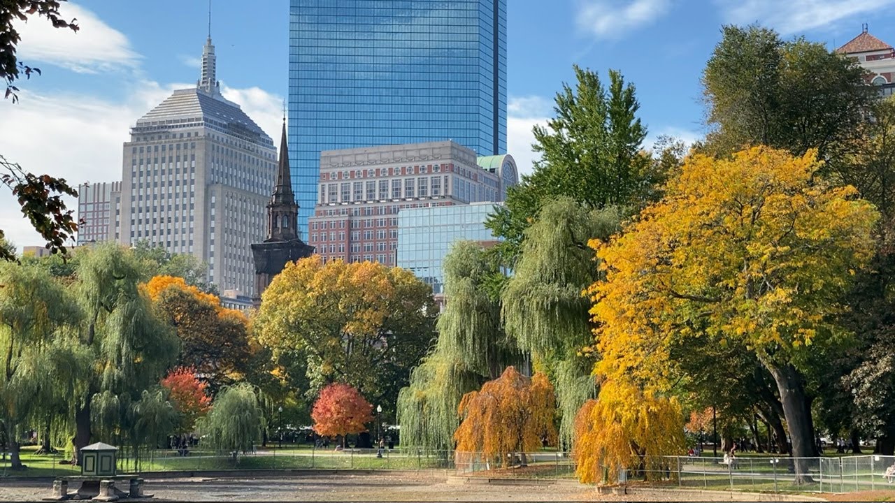 Boston in October! My fall trip to New England - YouTube