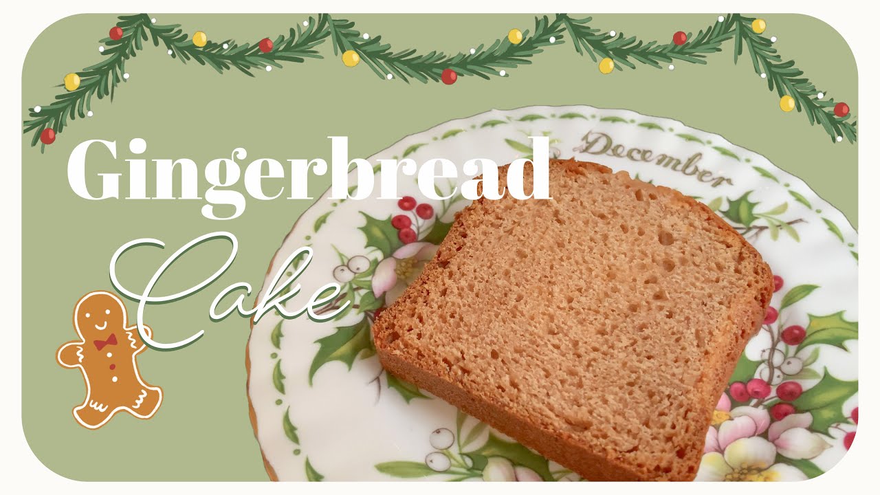 How to bake a DELICIOUS Christmas gingerbread cake recipe - YouTube