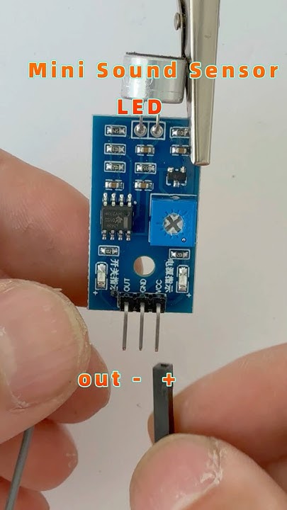 Mini Sound Sensor + LED #SoundSensor - YouTube