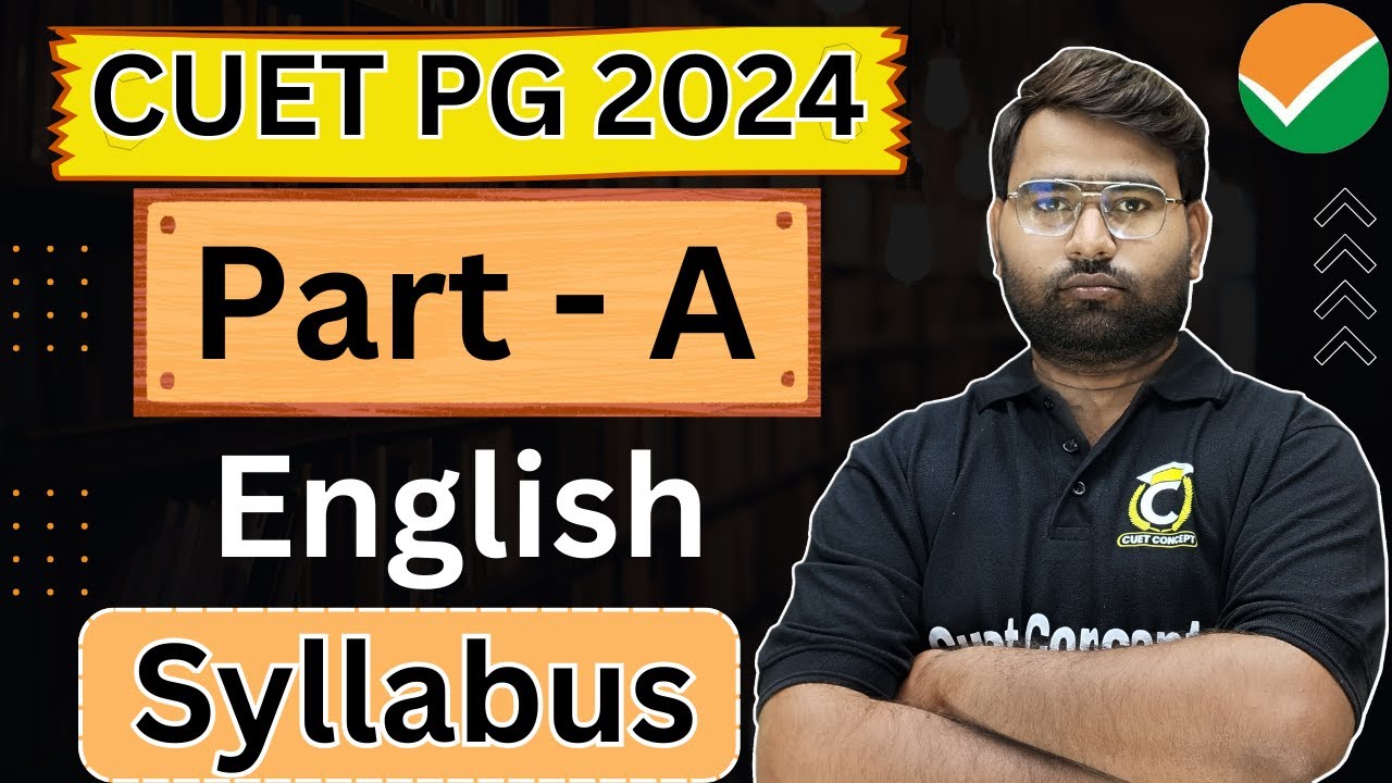 CUET PG 2024 English Syllabus 📚 | CUET PG Part-1 Syllabus | - YouTube