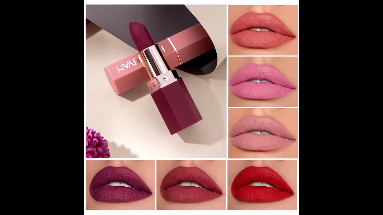 Simple smooth Liquid lipstick Velvet Matte Makeup Lipstick Waterproof ...