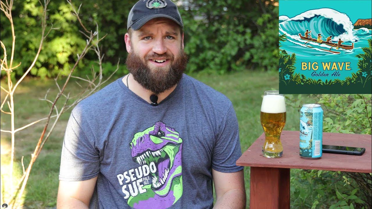 Best Light Crushable Beer? Kona Big Wave Review - YouTube
