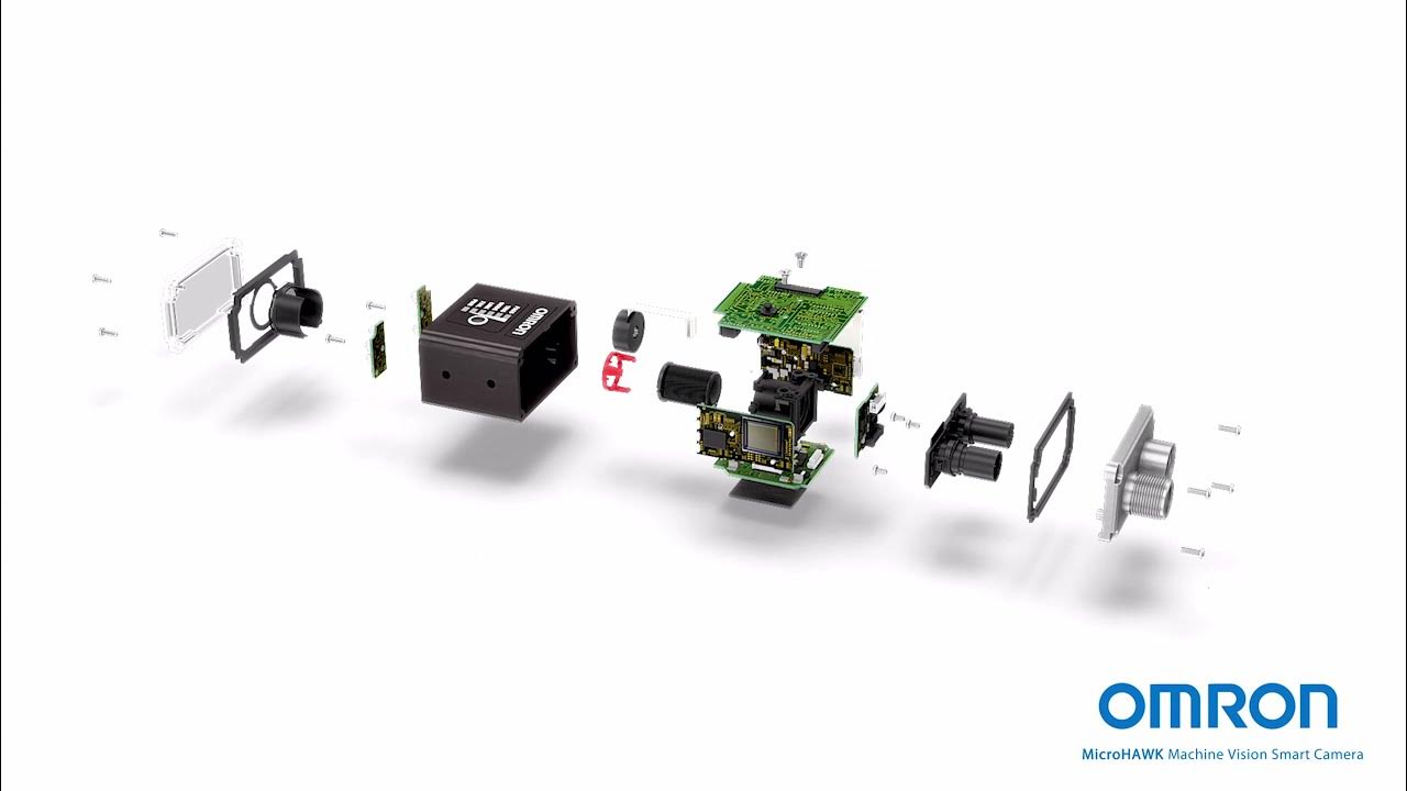Look Inside an OMRON MicroHAWK V430 Barcode Reader and F430 Machine Vision Smart Camera - YouTube