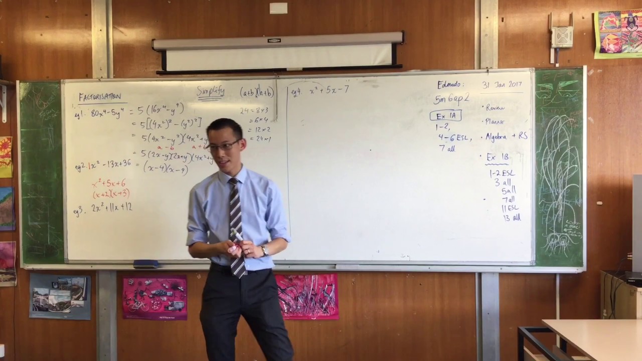 Factorising Algebraic Expressions (2 of 3: Non-Monic Quadratic) - YouTube