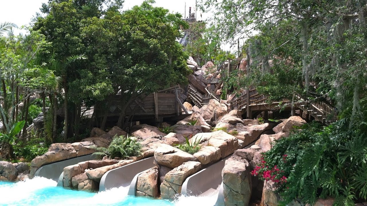 Storm Slides Water Slides On Ride POV - Typhoon Lagoon - Walt Disney ...