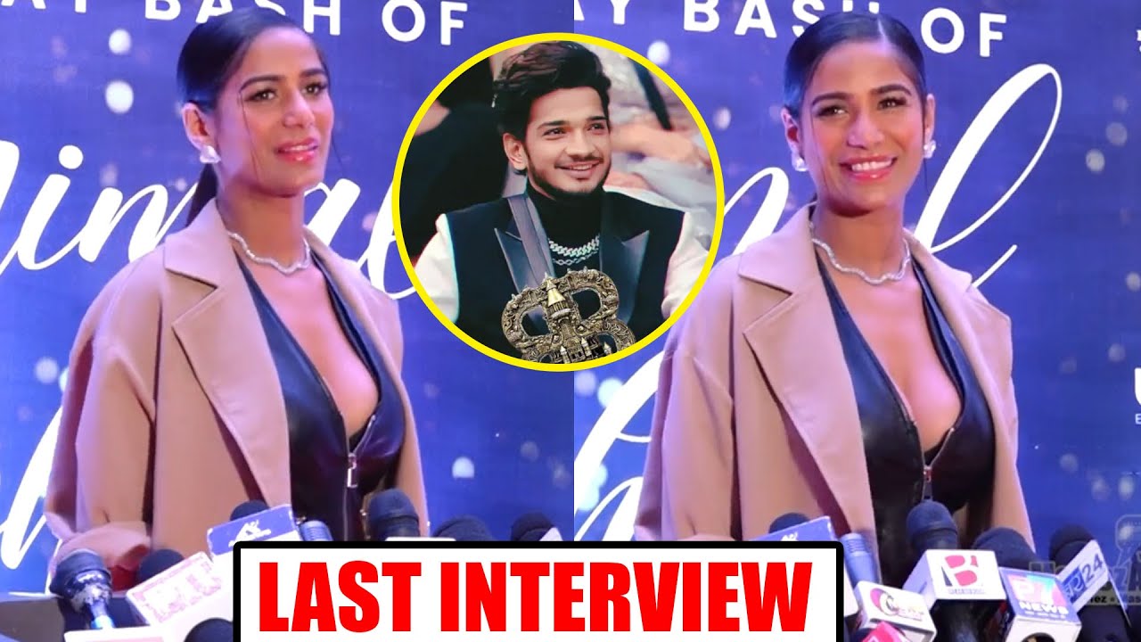 Poonam Pandey's LAST Interview | I Am Glad My Brother Munawar Faruqui ...