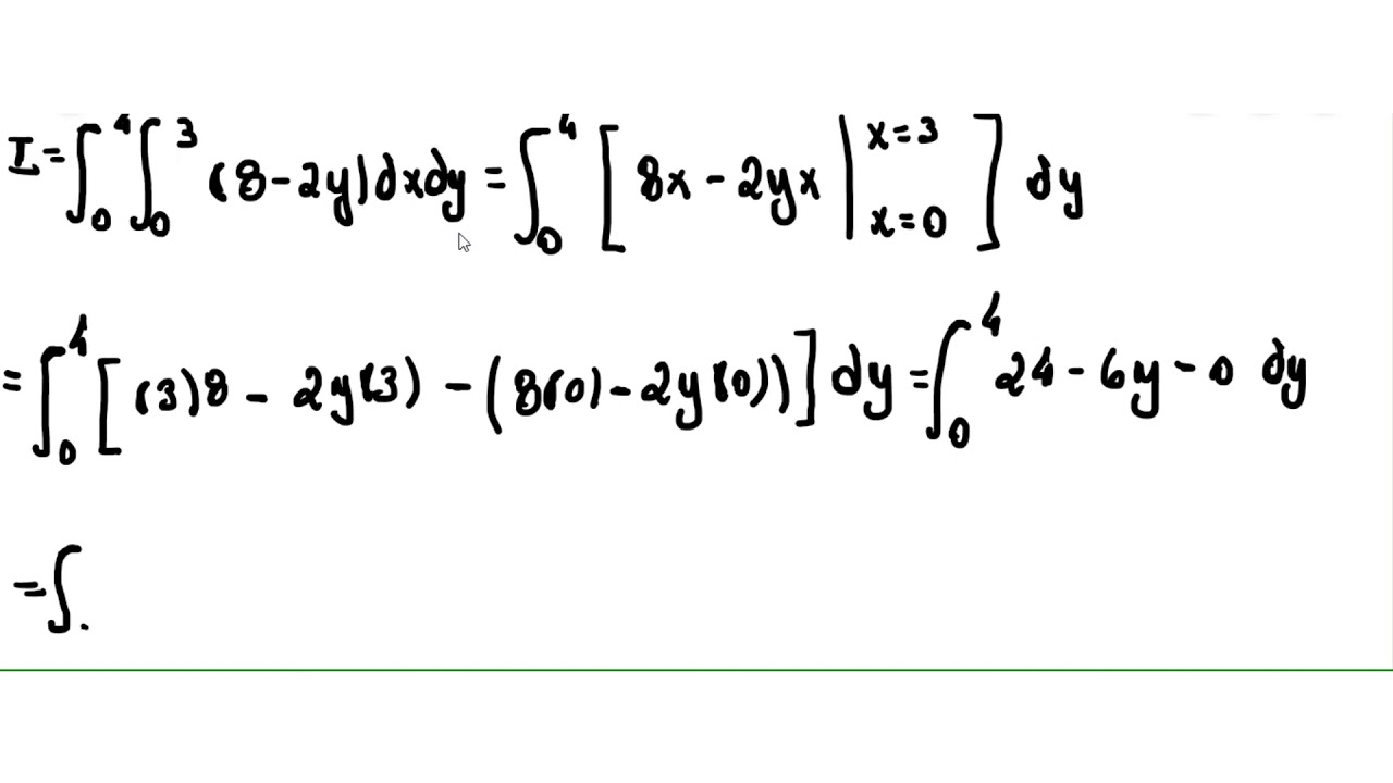 Integral dupla - YouTube