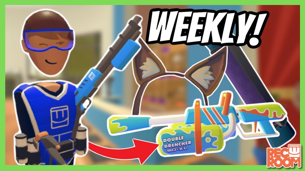 Rec Room’s WEEKLY Double Drencher, Yoga Mat & Fox Ears! | Weekly ...