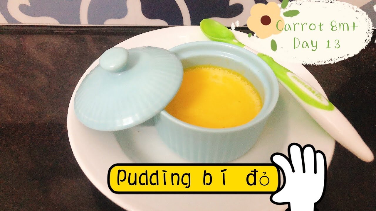 Hướng dẫn làm bánh pudding bí đỏ cho bé ăn dặm cực dễ, cực nhanh - YouTube