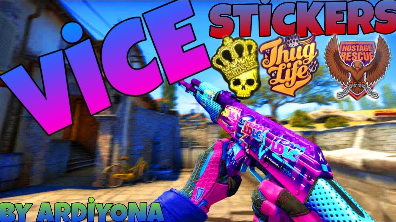 CS GO SKIN PACK SPORT GLOVE "VİCE" FOR CS 1.6 // HD CS:GO SKIN PACK FOR ...