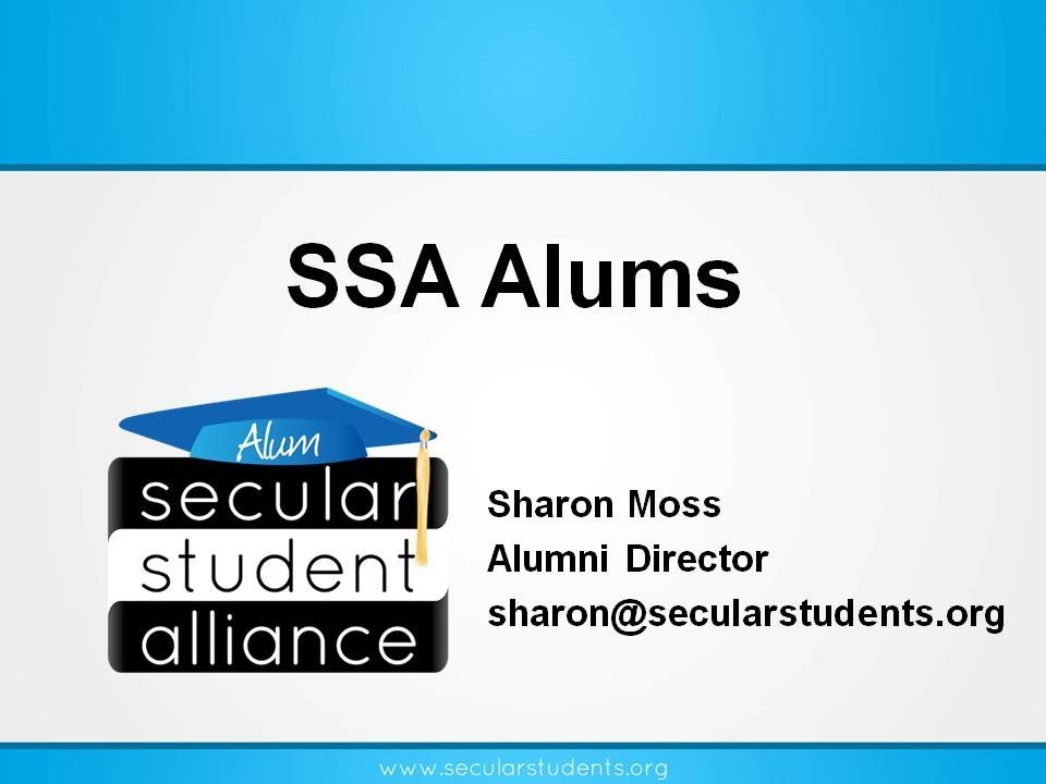 Alumni and Your Group :: Sharon Moss - YouTube