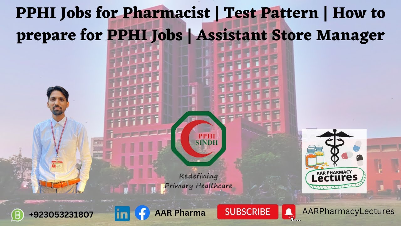 PPHI Jobs for Pharmacist | Test Pattern | How to prepare for PPHI Jobs ...