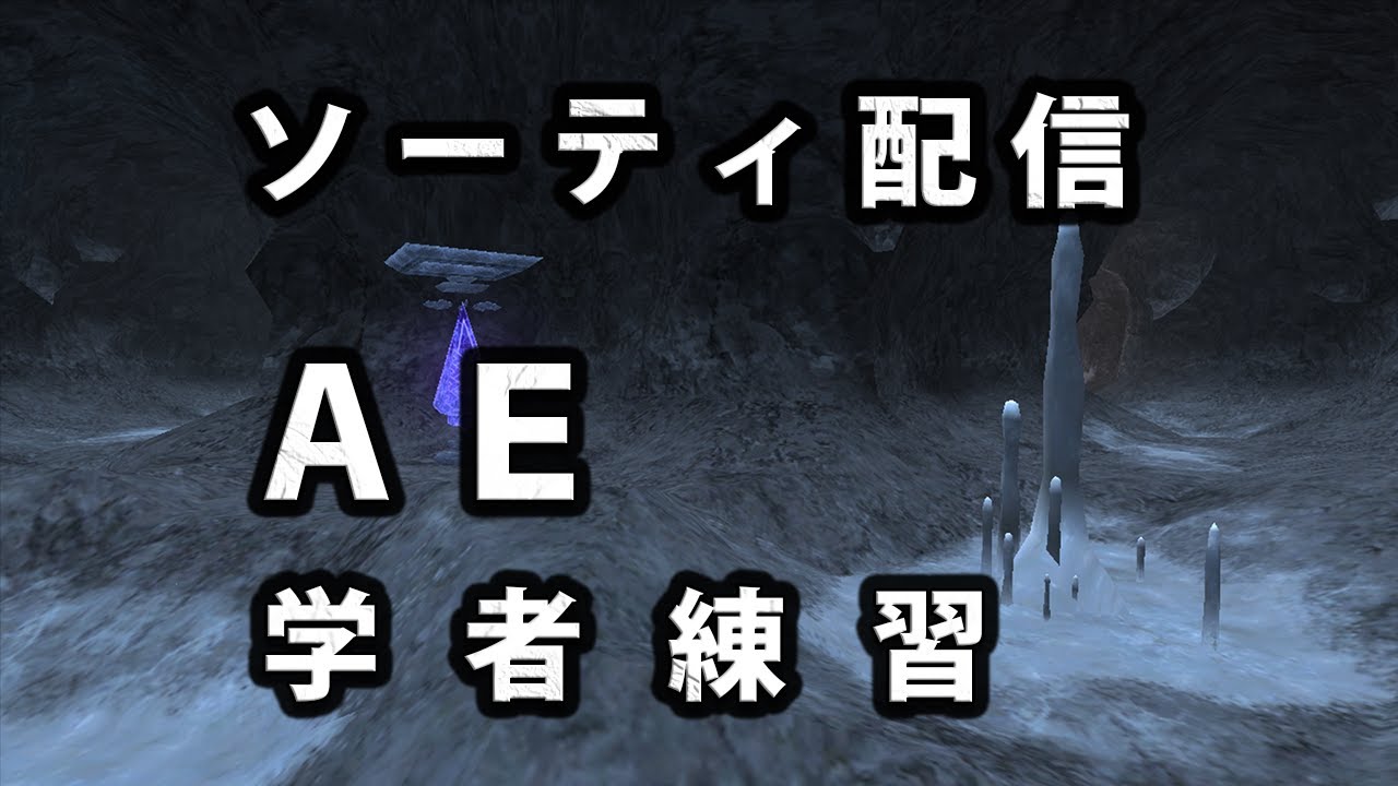 【FF11】ソーティ配信 AE学者練習3 - YouTube
