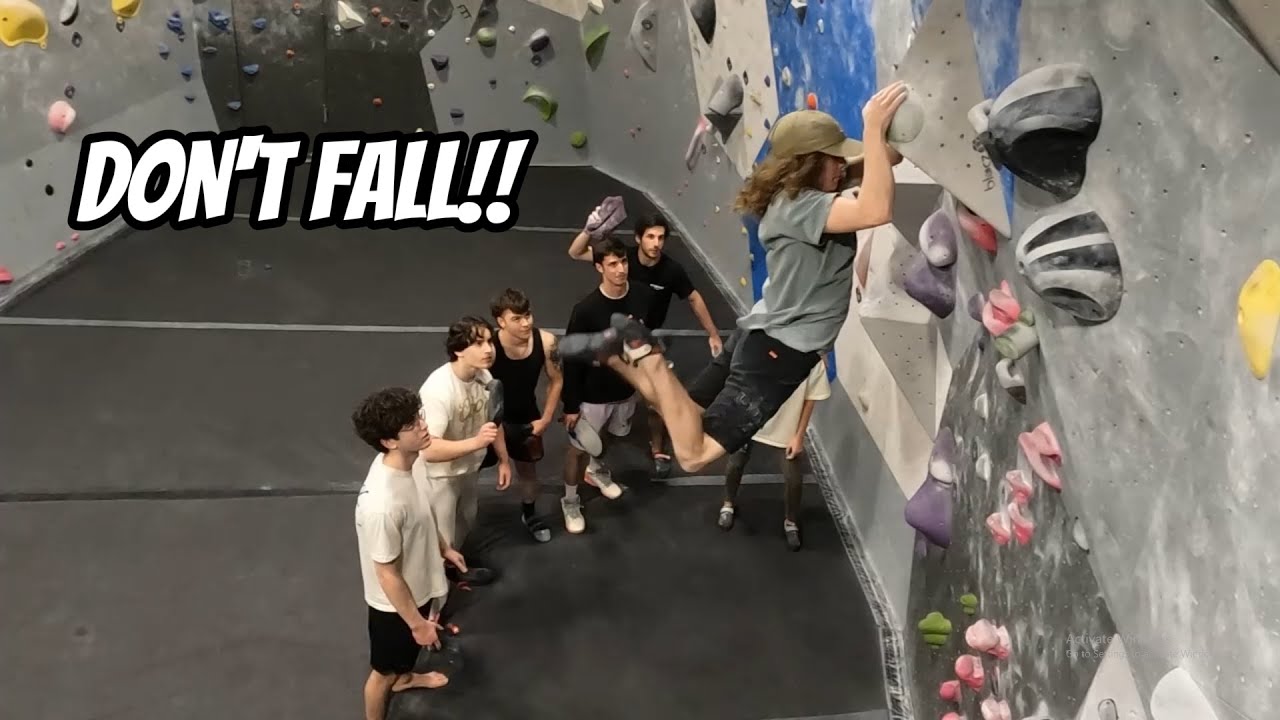 If You Fall Off the Climb You Get Jumped!!! - YouTube